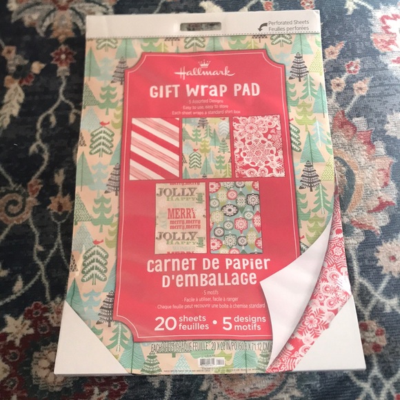 Hallmark | Party Supplies | Hallmark Gift Wrap Pad | Poshmark